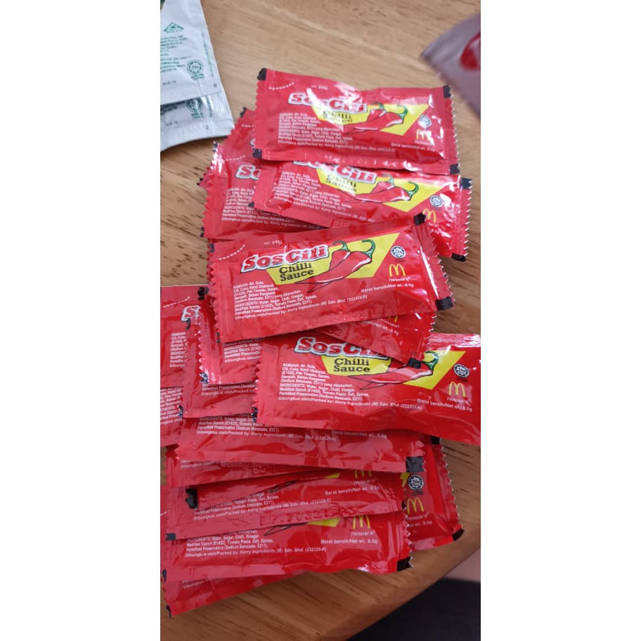 Sos Paket / Sachet Sauce (Cili dan Tomato) | Shopee Malaysia