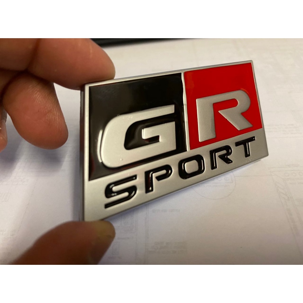 LOGO Sticker GR Sport Toyota Emblem Hilux Harrier Camry vios alphard ...