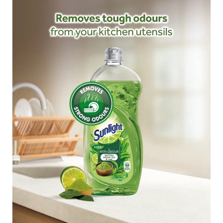 Sunlight Dishwash Liquid Lime/Lemon/Aloe Vera/Lemon & Mint/Grapefruit & Rose Hip/Matcha Green ...
