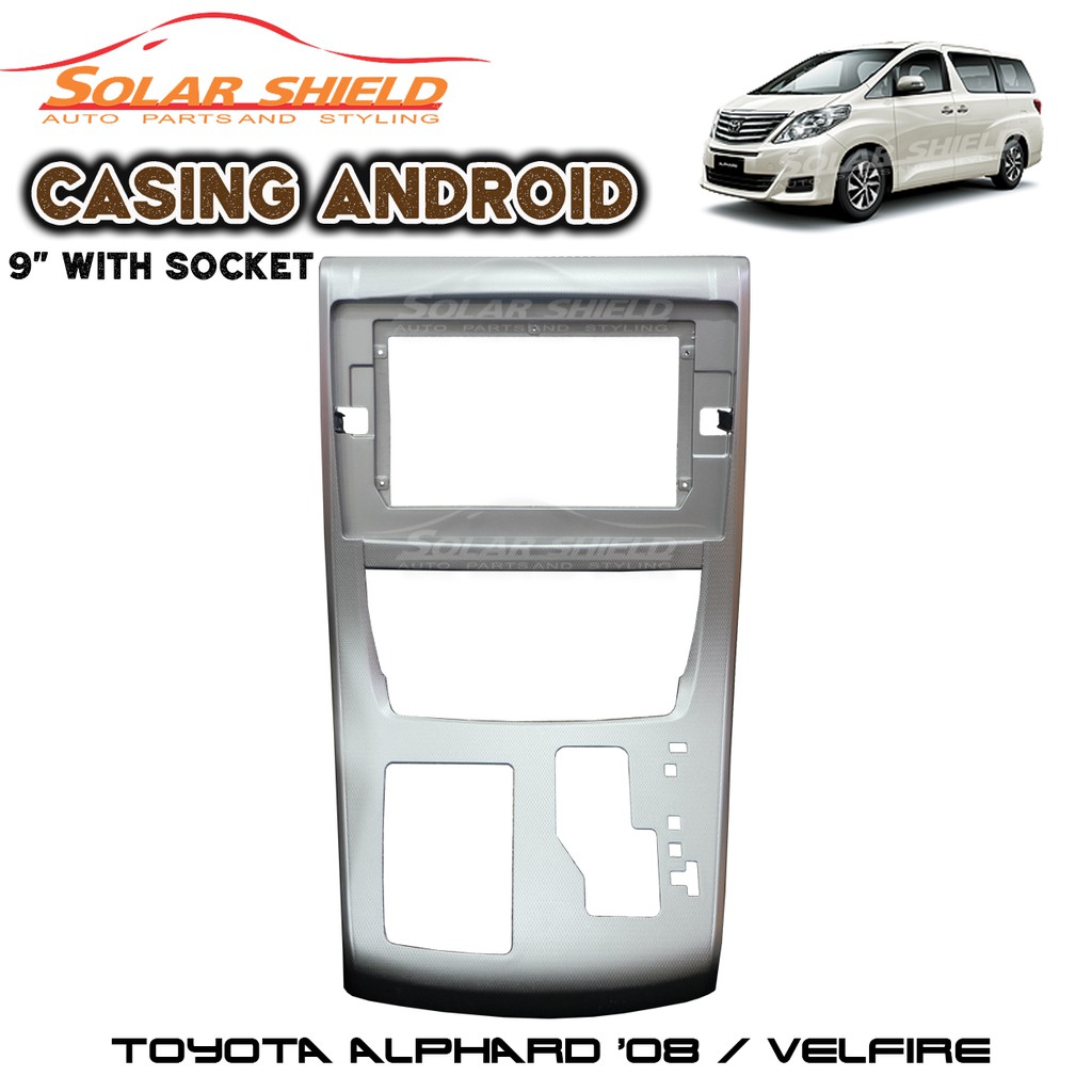 Toyota Alphard/Vellfire ANH20 2008-2014 10" Android Player Casing With ...