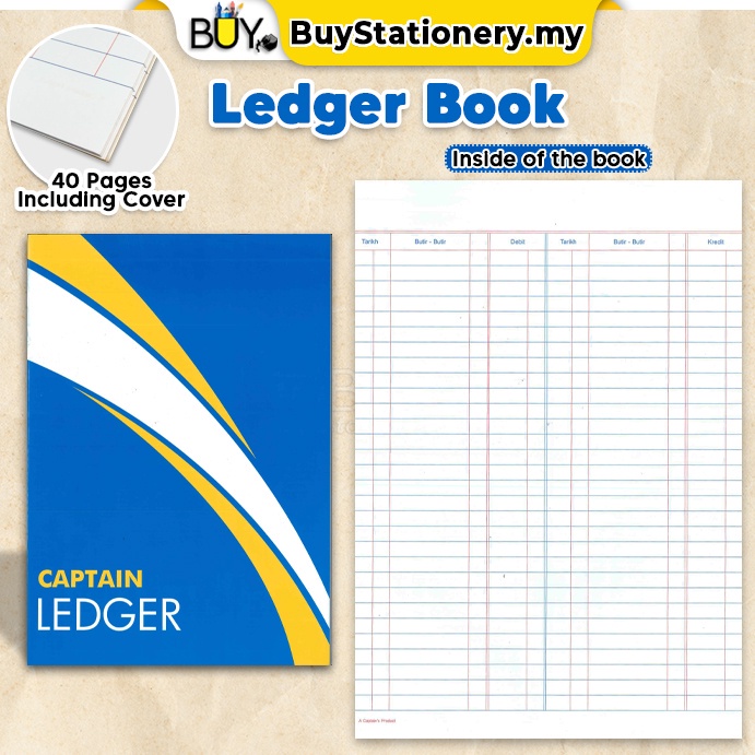 A4 Accounting Journal Book Ledger Book Cash Book Account Ledger ...