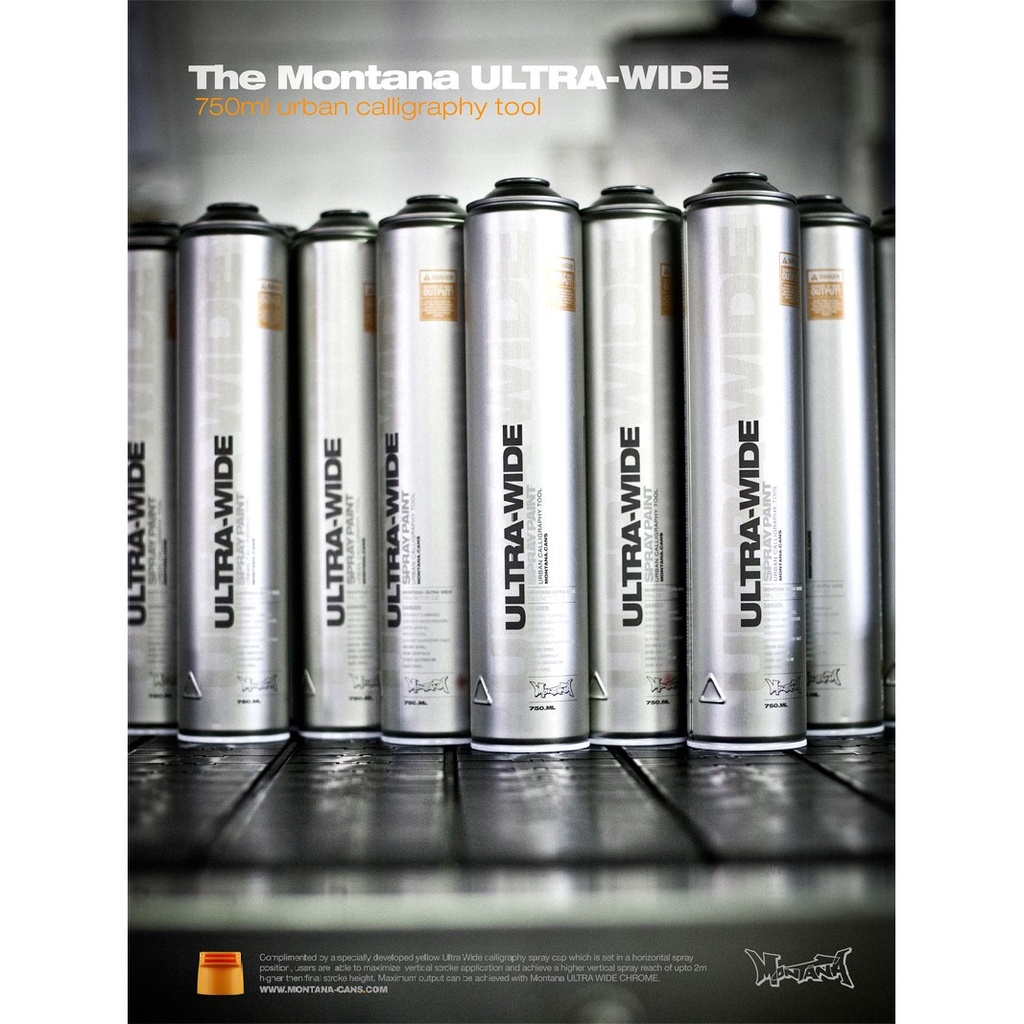 Montana Ultra Wide 750ml Spray Paints | Shopee Malaysia