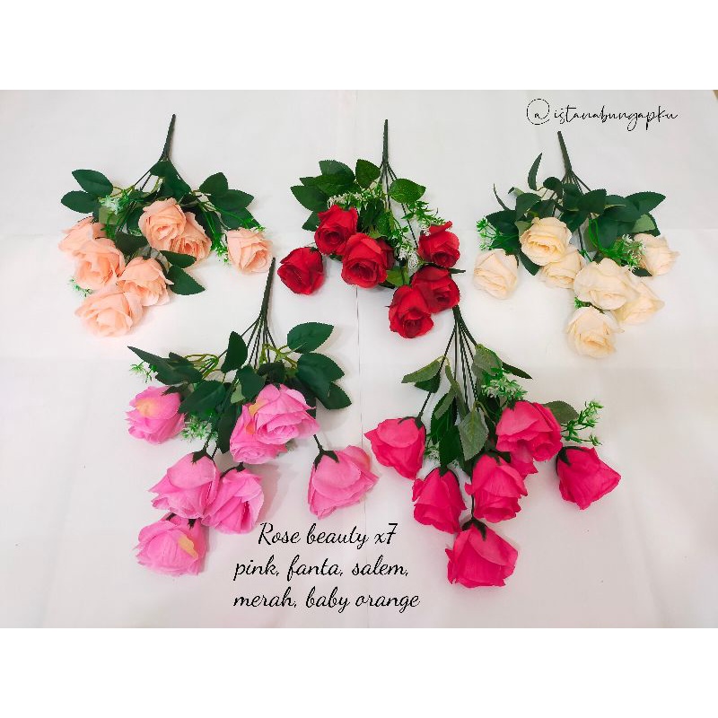 MAWAR Rose beauty X7 | Rose contains 7 flowers | Roses containing 7 ...