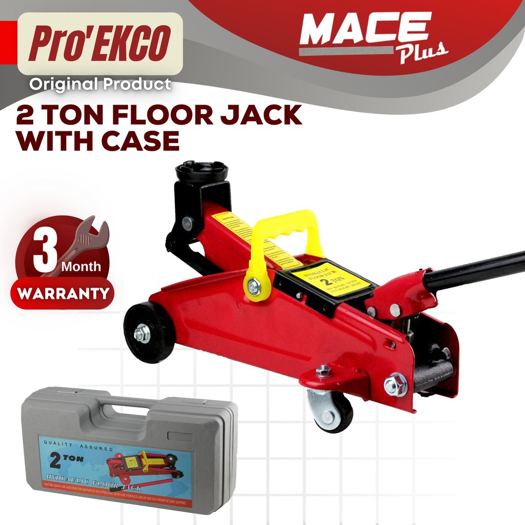 PRO' EKCO GS OPTIMUS 2 Ton Portable Hydraulic Floor Jack Car Jack Heavy ...