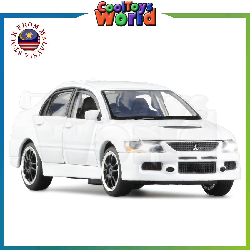 1/32 SCALE Mitsubishi Lancer EVO IX 9 Diecast Model Car Toys SOUND ...
