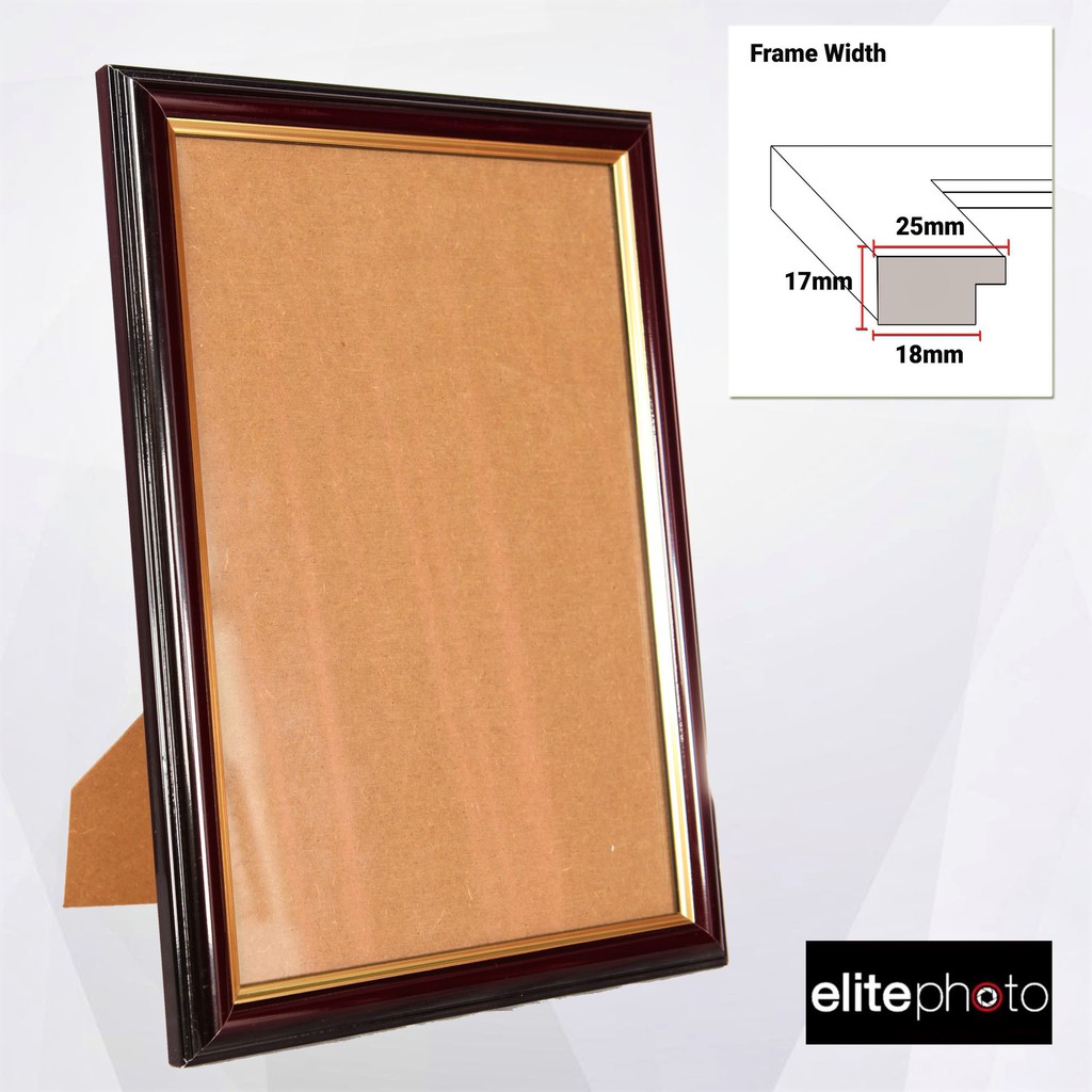 11.11 Offer | ELITE Photo Frame | Maroon | 4R/5R/6R/8R/8RW(8x12)/A4/A3 ...