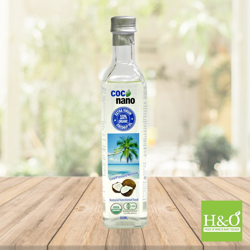 Coco Nano Organic Extra Virgin Coconut Oil 500ml | Shopee Malaysia
