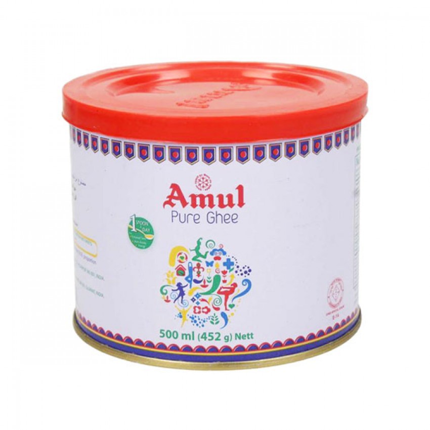 Amul Pure Ghee White Can 500ml (452g) | Shopee Malaysia