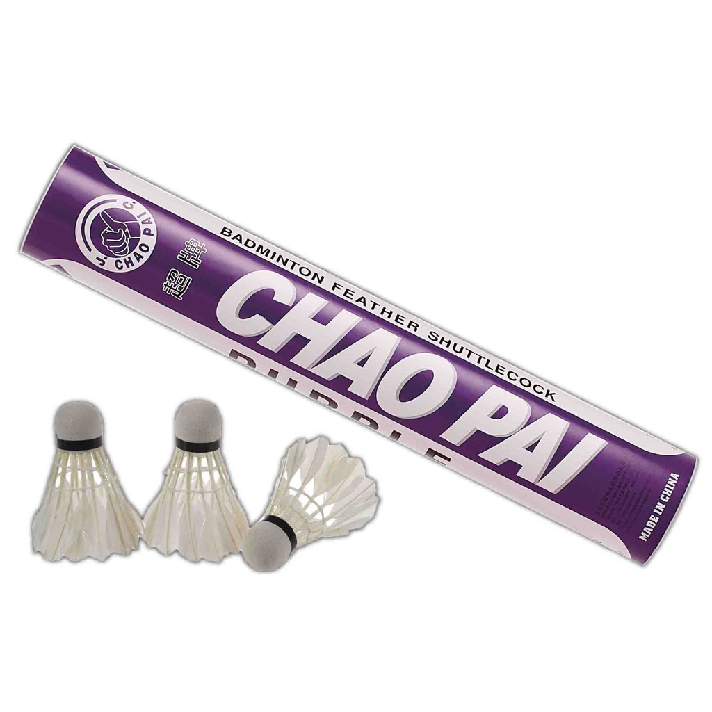 Chao Pai Shuttlecock Purple Speed 77 ( One Dozen) | Shopee Malaysia