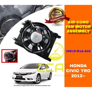 CIVIC TRO 2012~ Air-Cond Fan Motor Cooling Assembly Completed set- Blower Condenser Conditioner ...