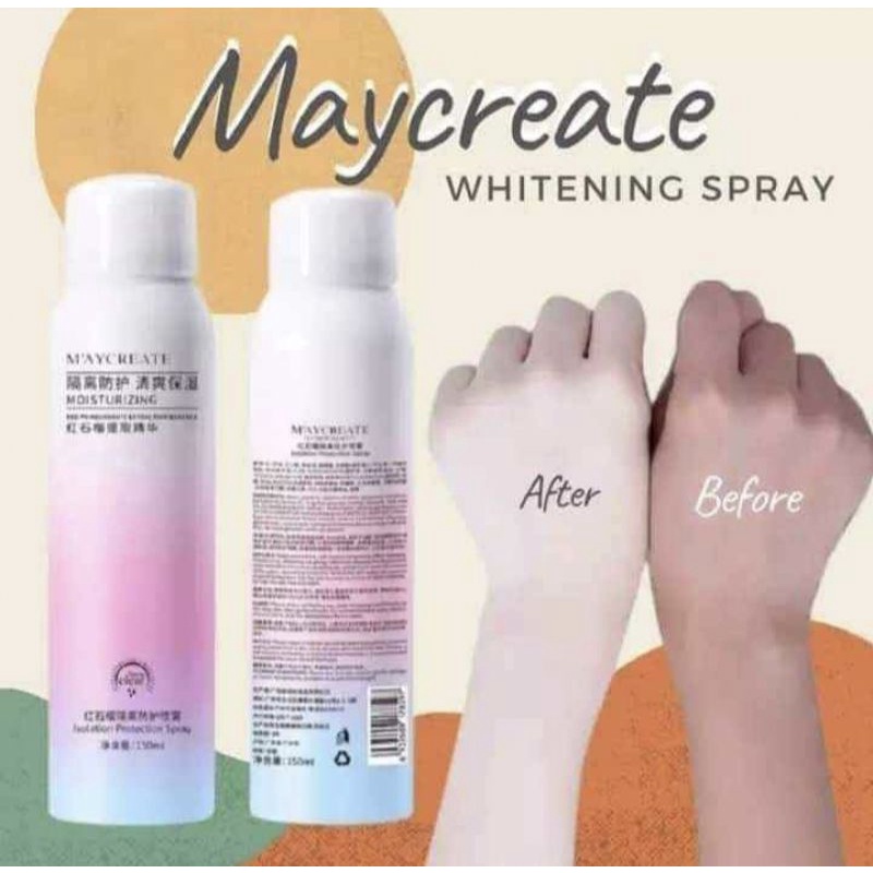 🇲🇾FLASH SALE🇲🇾MAYCREATE SPRAY WHITENING🇲🇾 | Shopee Malaysia