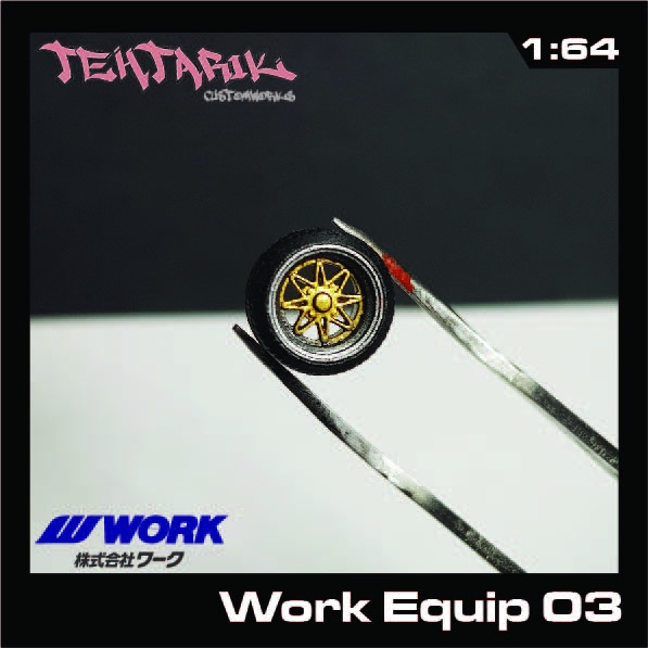 Work Equip 03 Resin Rims 1:64 Scale 9mm 10mm | Shopee Malaysia