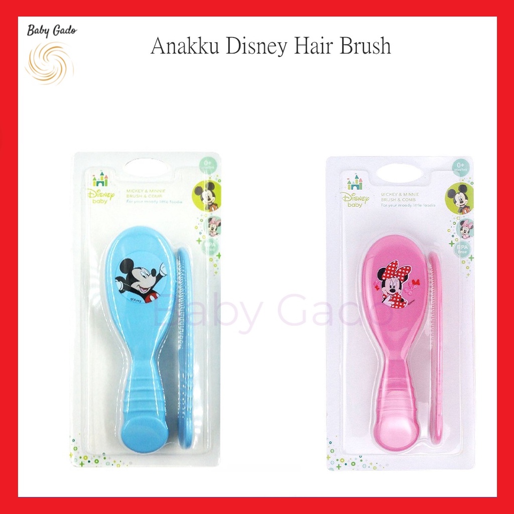 Anakku Disney Baby Mickey & Minnie Brush & Comb Set (1pc) Anakku Sikat ...