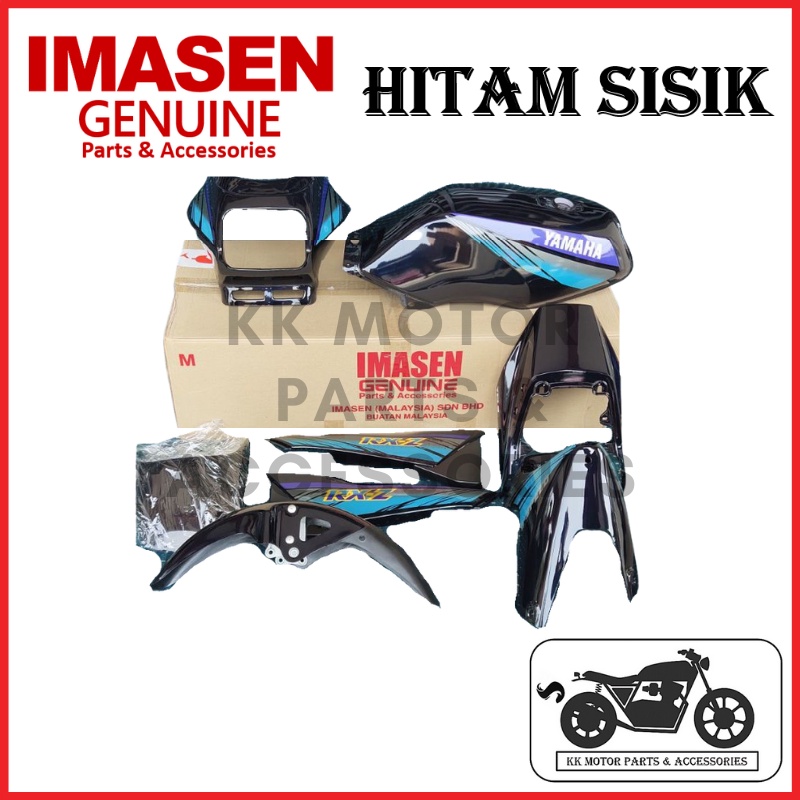 [FULL TANAM !!!] COVERSET RXZ IMASEN HITAM SISIK (SIAP BAJAK / MAGAT ...