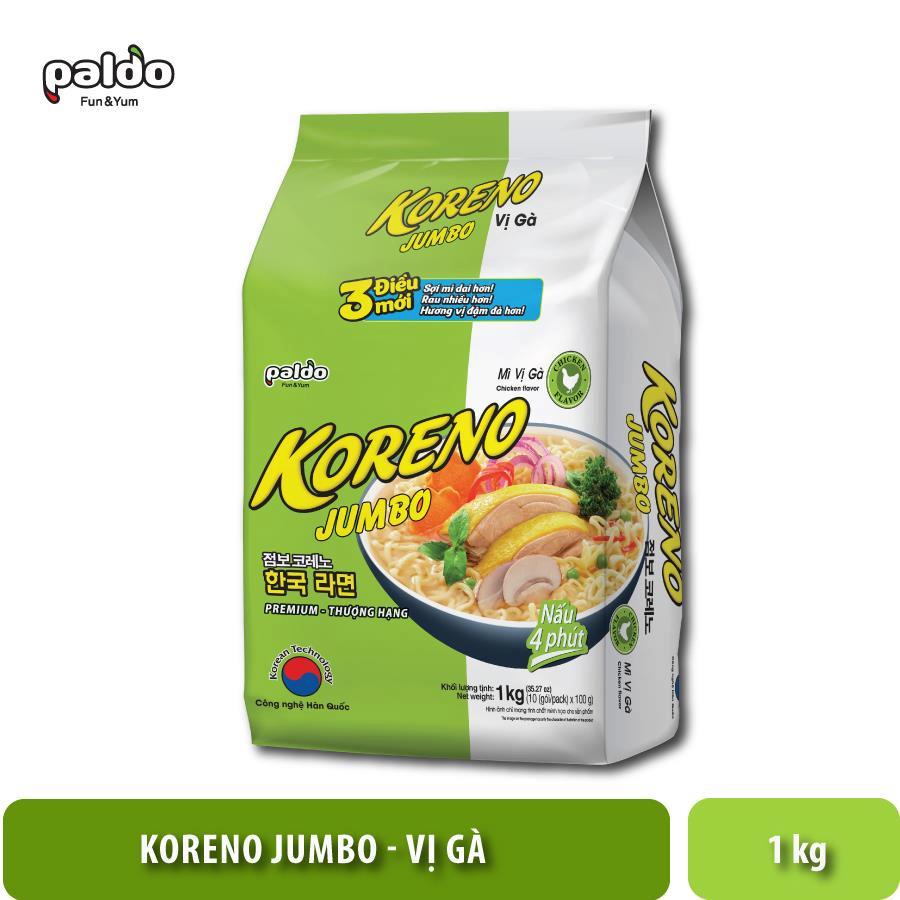 1kg (10 packs) Koreno Jumbo Noodles original delicious taste: Koreno ...
