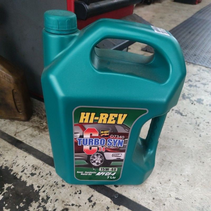 🗣️🎉🎉Promotion🎊🎊🎊 HI-REV TURBO SYN 7L (SEMI15W-40)(100%ORI) | Shopee ...