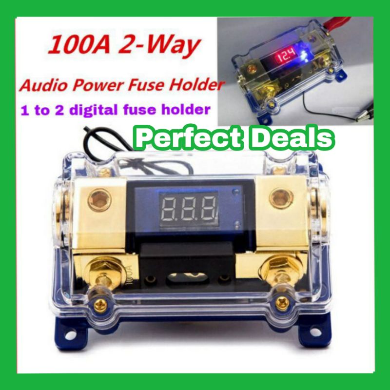 🔥HIGH PERFORMANCE CIRCUIT DIGITAL DISPLAY FUSE BOX HOLDER CAR AUDIO ...