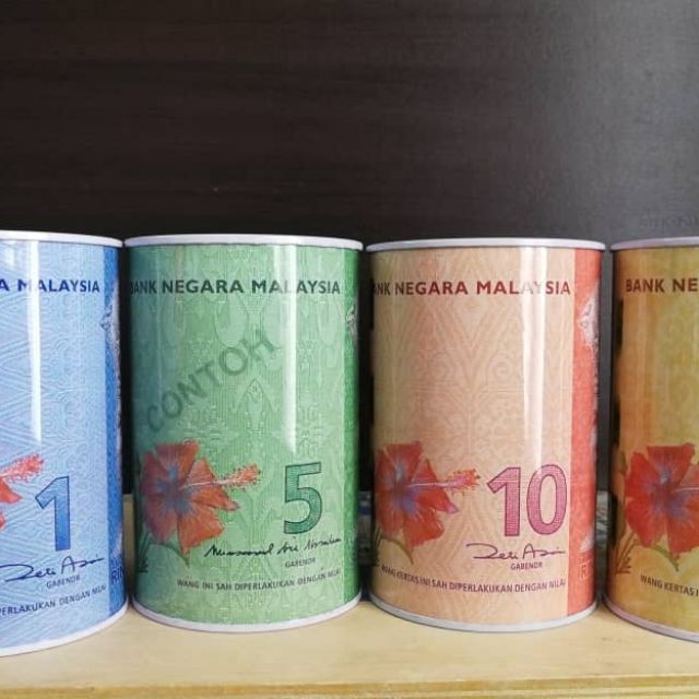 TABUNG DUIT RM1, RM5, RM10, RM20, RM50 | Shopee Malaysia