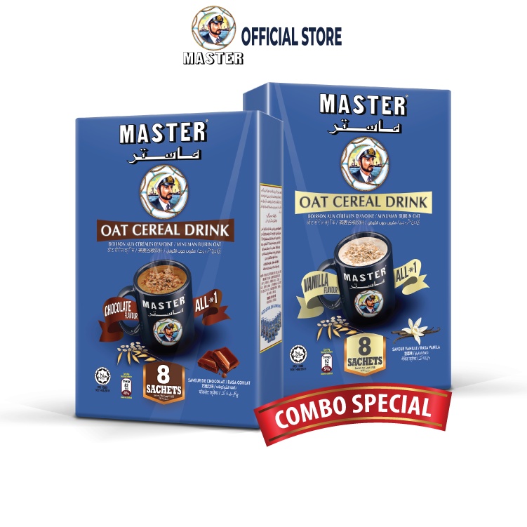 Master Oat Cereal Drink Combo Hearty Set Box (Exp: 02/2025) | Shopee ...
