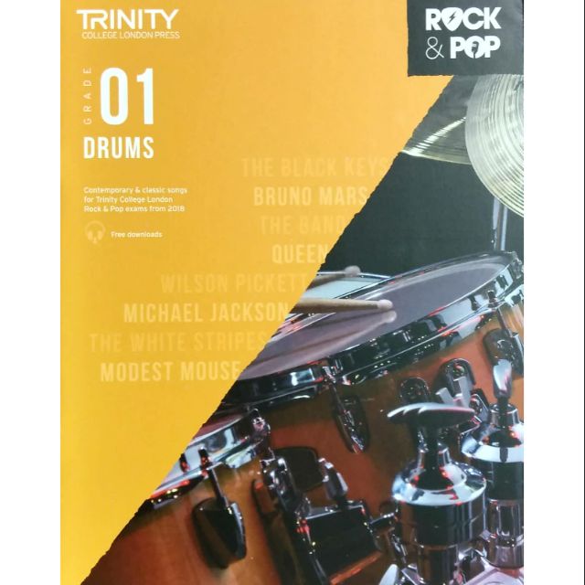 Trinity Rock & Pop DRUMS Grade 1(Free Shipping) | Shopee Malaysia