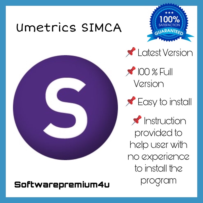 Umetrics SIMCA 14.1 | Data Analysis software 🔥【Full Version】🔥 | Shopee ...
