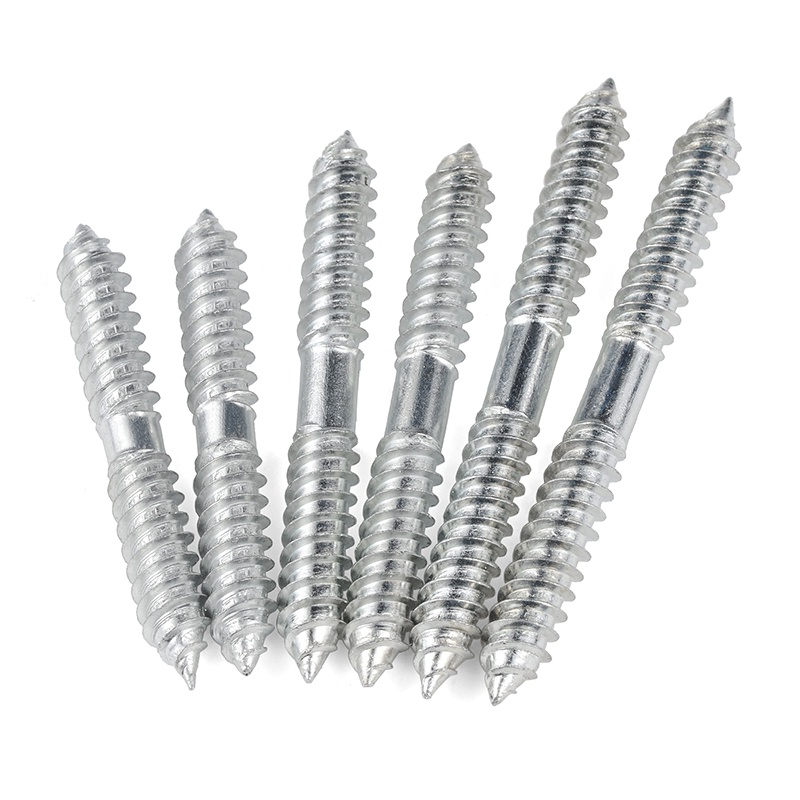 Double-headed Bolt White Galvanized Double-Headed Pointed Tail Self ...