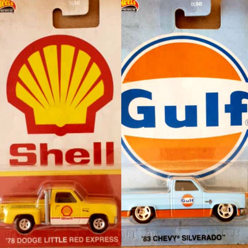 HOT WHEELS SHELL DODGE LITTLE RED EXPRESS GULF CHEVY SILVERADO | Shopee ...