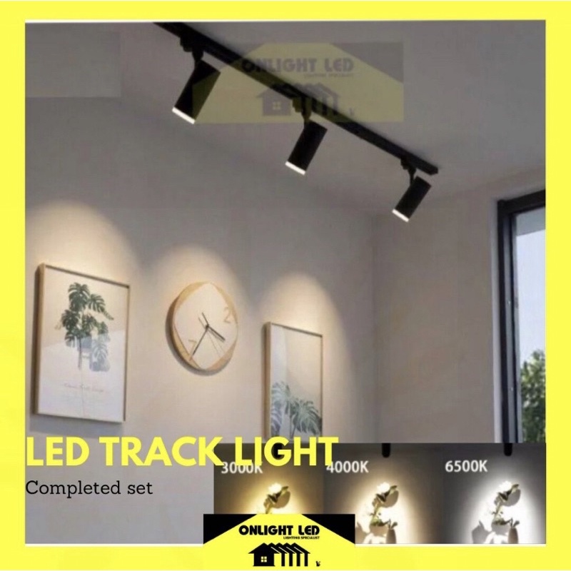 LED Track light GU10 casing [SET of 7] Completed Set | Shopee Malaysia