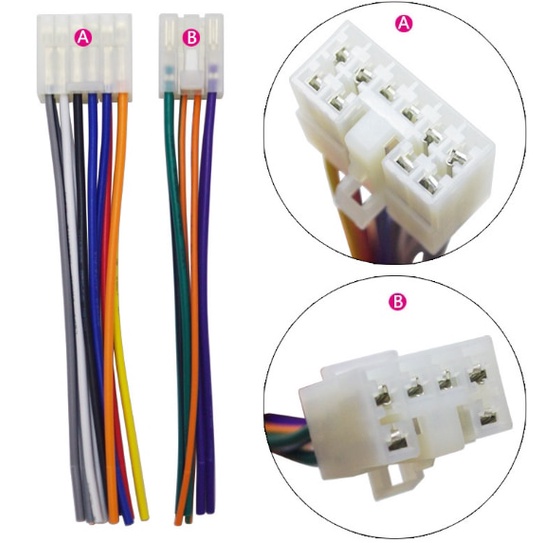 Toyota Power/Speaker Connector / Male Wire Harness Cable for Car Radio ...