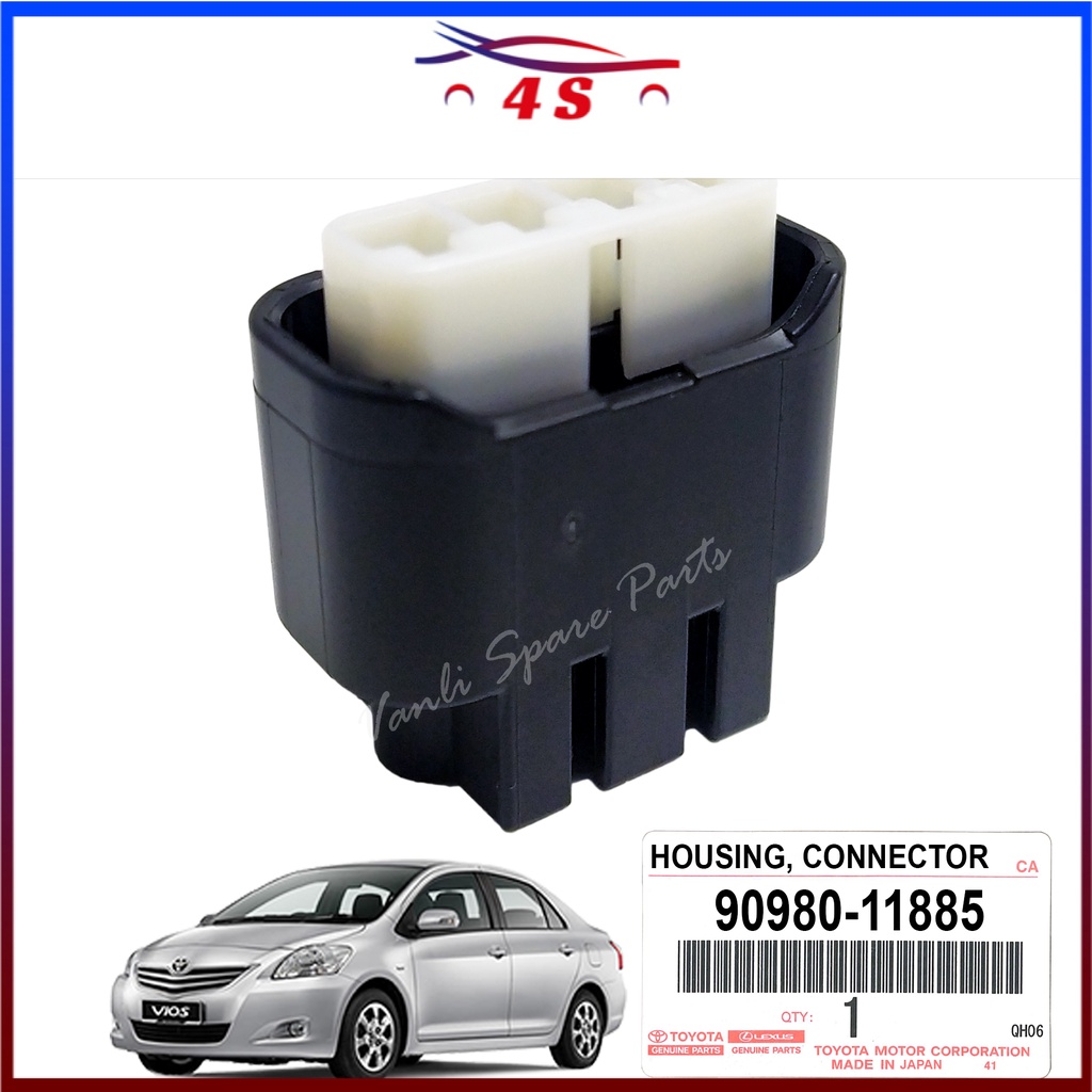 Toyota Genuine Ignition Coil Socket for Toyota Vios, Camry - 90980 ...