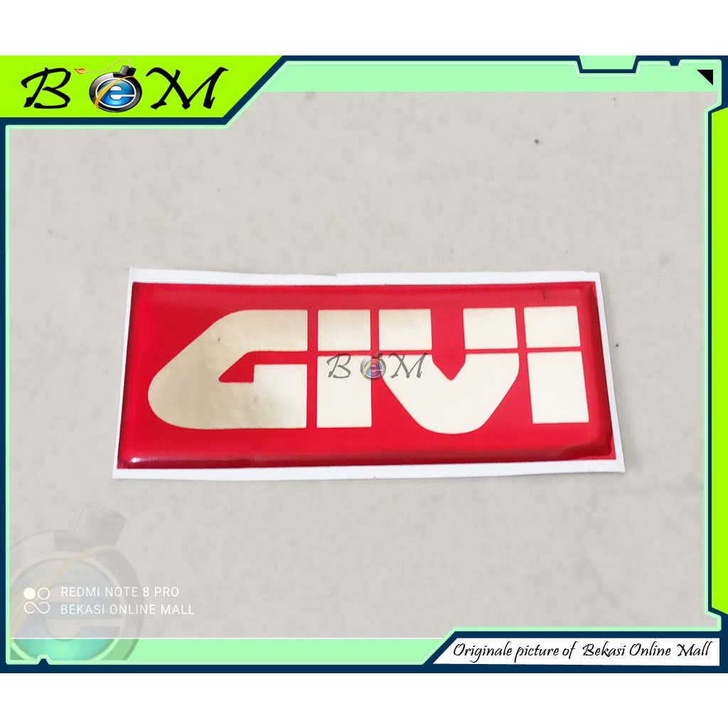 Sticker emblem Embossed givi Helmet | Shopee Malaysia