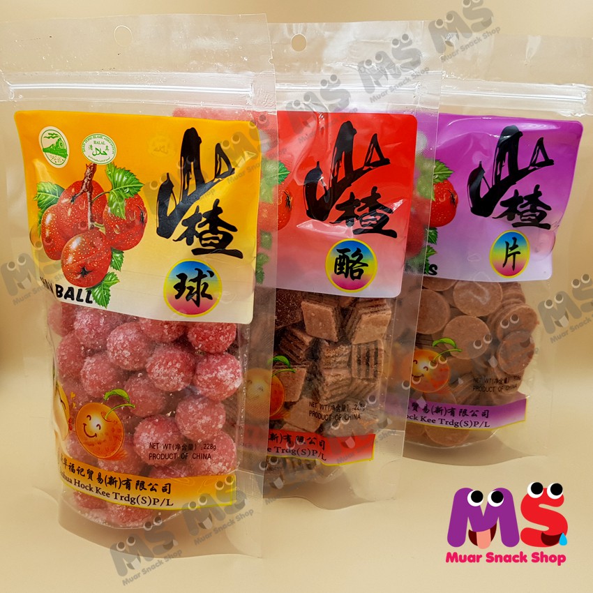 Sinhua Hock Kee Haw Ball / Haw Flakes / Haw Jelly (228g) | Shopee Malaysia