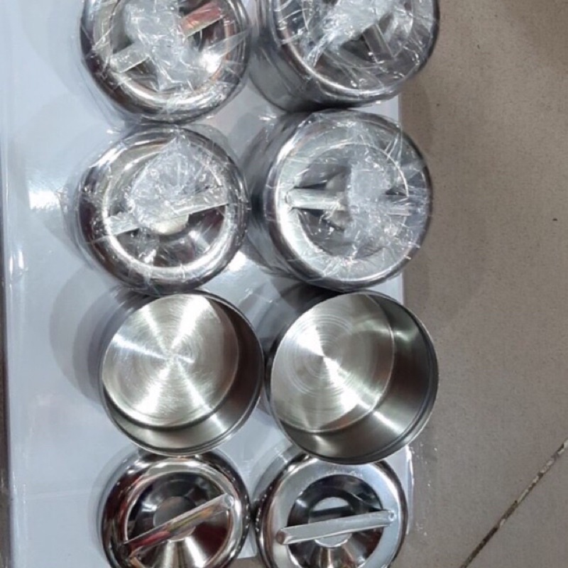 304 stainless steel food sample storage box (150ml and 250ml ) | Shopee ...