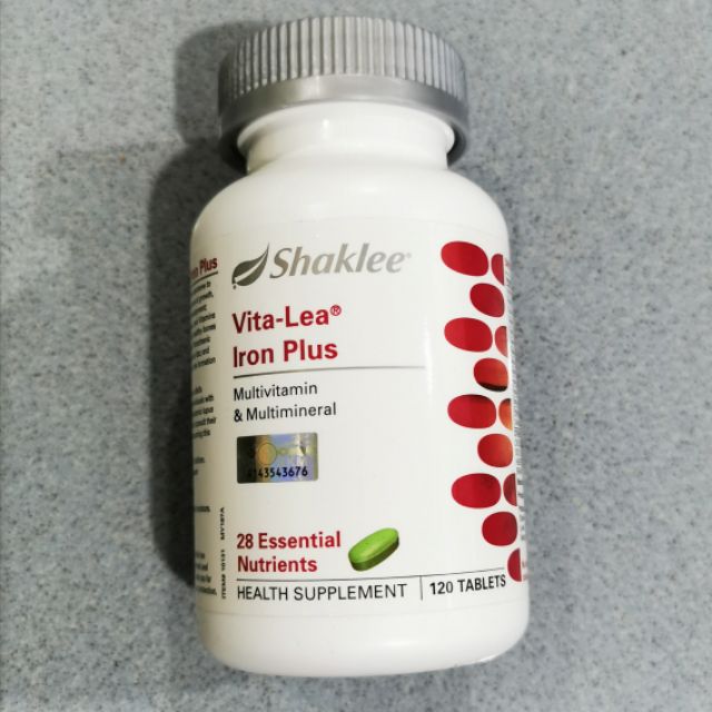 SHAKLEE VITA-LEA IRON FORMULA (120 tablets) | Shopee Malaysia