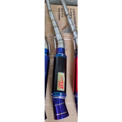 GL RACING💯 EXHAUST OPEN EX5 WAVE 125 KRISS 100 SRL 110 115 CLASS sym ...