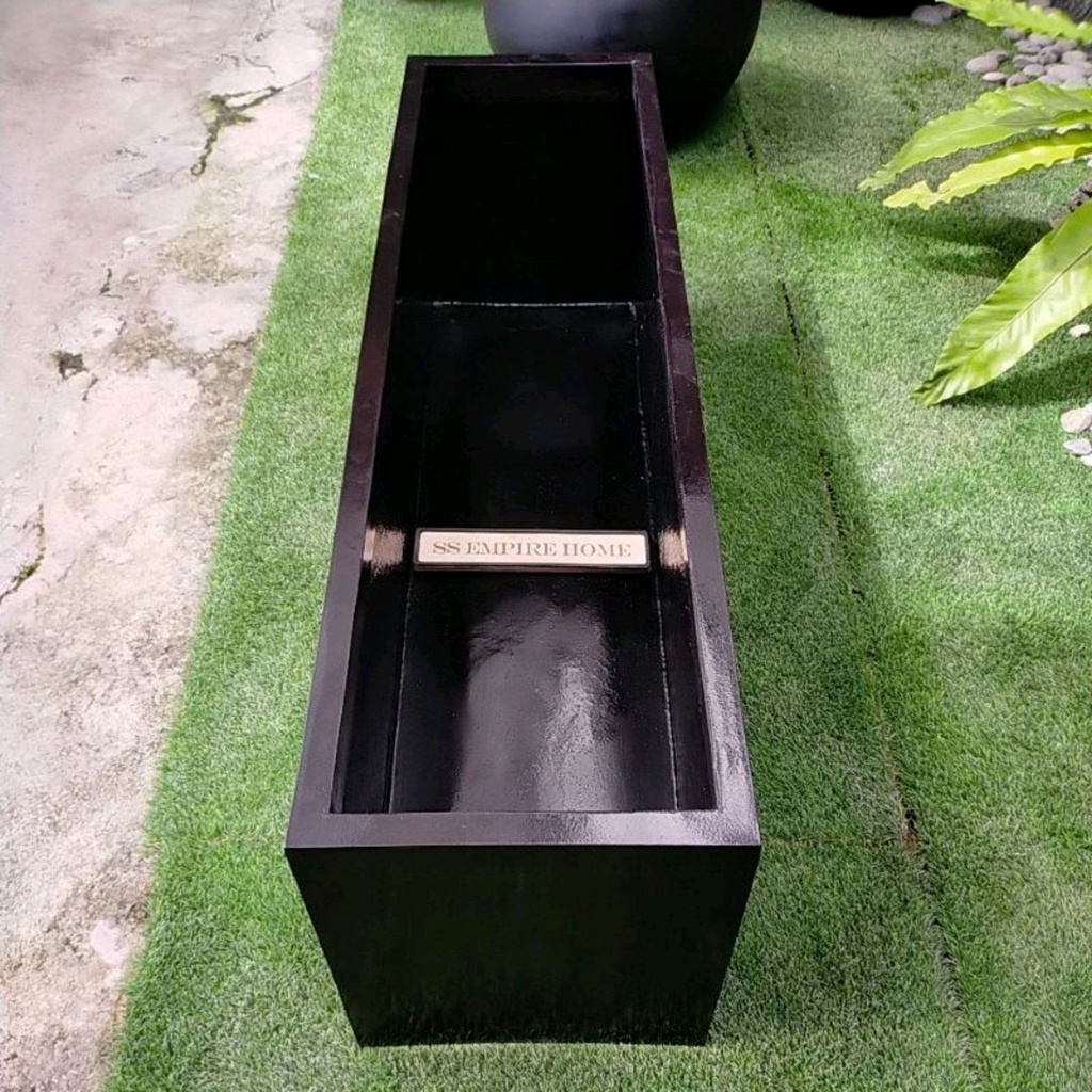 RUDI PB8 Fiberglass 5 Feet Custom Made Fence Planter Box Wall Divider ...