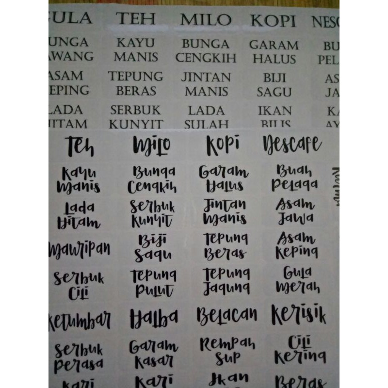 Sticker Dapur. Sticker Dapur | Shopee Malaysia