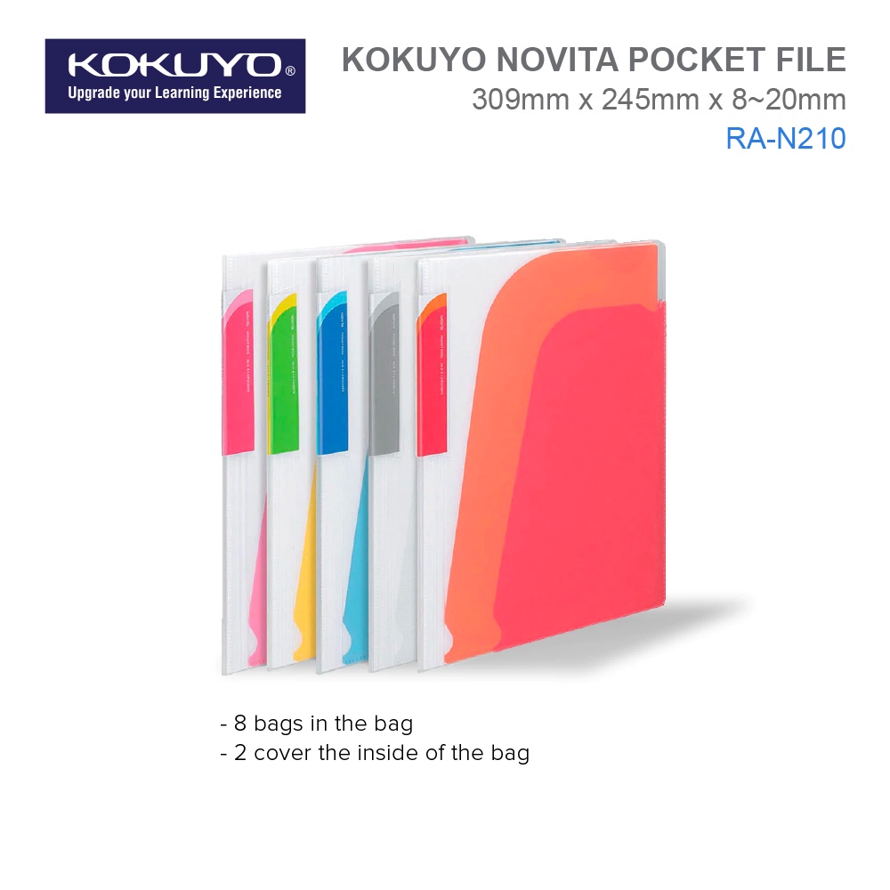 Kokuyo RA-N210 Novita Pocket File A4 | Shopee Malaysia