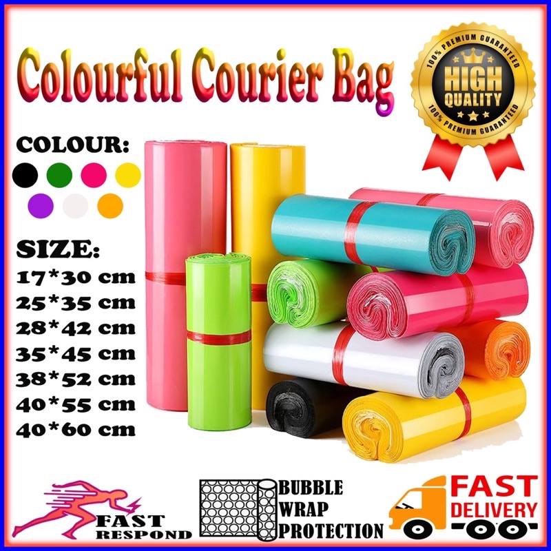 1Pcs High Quality Parcel Plastic Plastik Pos Shiping Postage Packing ...