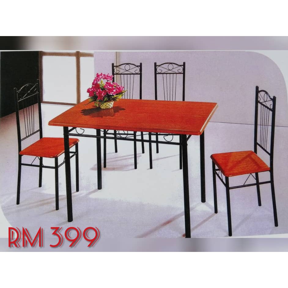 Meja Makan/ Dining Table 4 Seater (New) | Shopee Malaysia