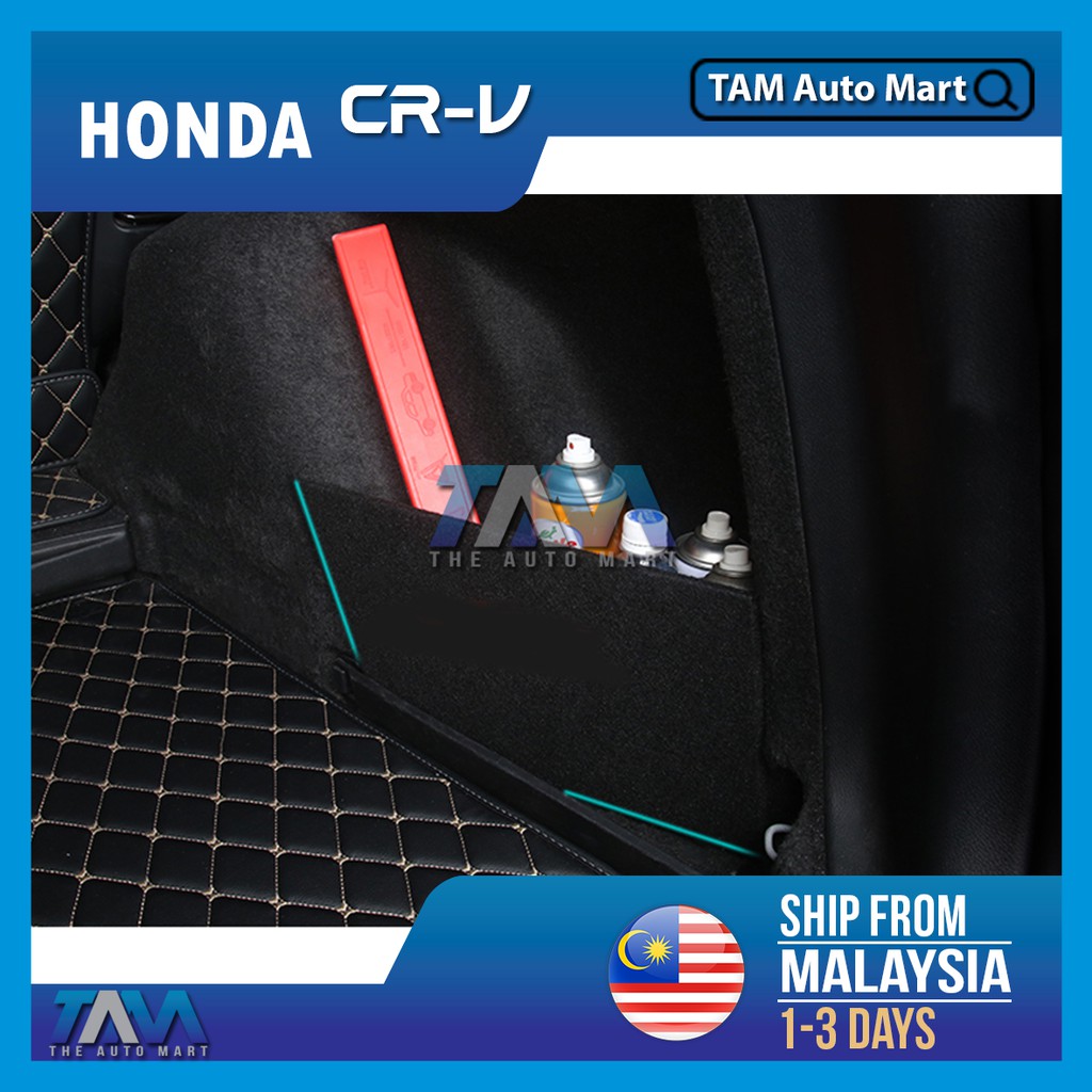 Honda CR-V / CRV (2017 - 2023) 5th Gen Car Boot Side Storage Box Rear ...