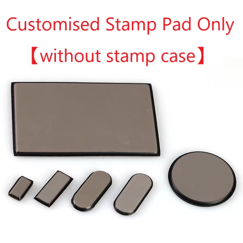 CUSTOMISED STAMP PAD ONLY [WITHOUT STAMP CASE] | Shopee Malaysia