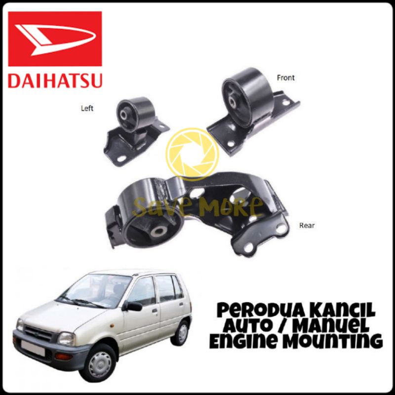 (1 YEAR WARRANTY) PERODUA KANCIL 660,850 ENGINE MOUNTING SET AUTO/MANUAL | Shopee Malaysia