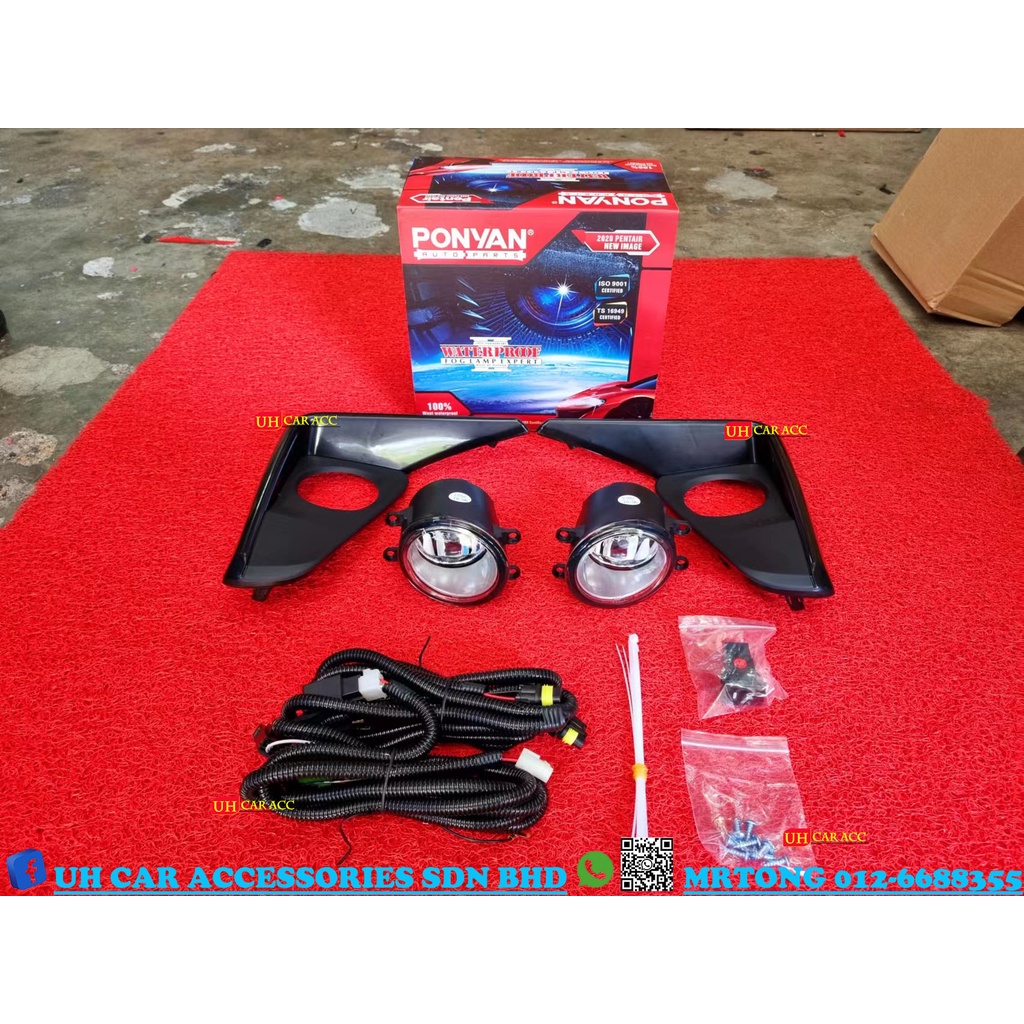 Perodua Bezza 2020 2021 (Ponyan) Oem Sport Spot Fog Lamp Light Lights ...