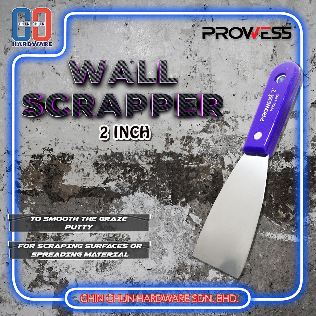 PROWESS SCRAPER (PP)|WALL SCRAPER PUTTY KNIFE|PAINT REMOVAL TOOLS ...