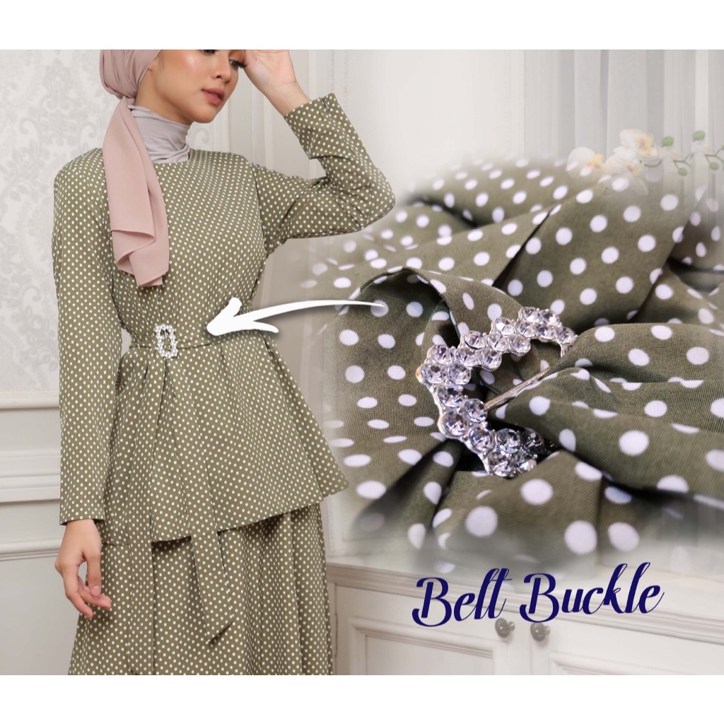 Baju Kurung Moden Polkadots Tema Retro 60an 70an Saloma P. Ramlee Corak ...