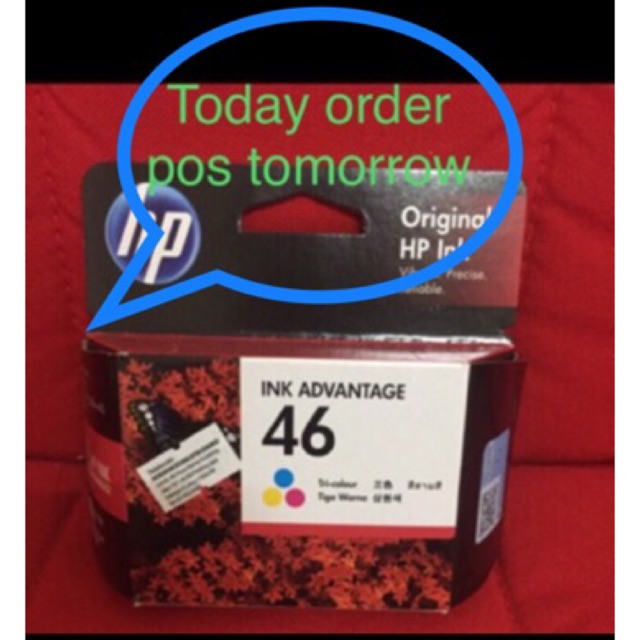 ORIGINAL HP46 colour ink cartridge | Shopee Malaysia