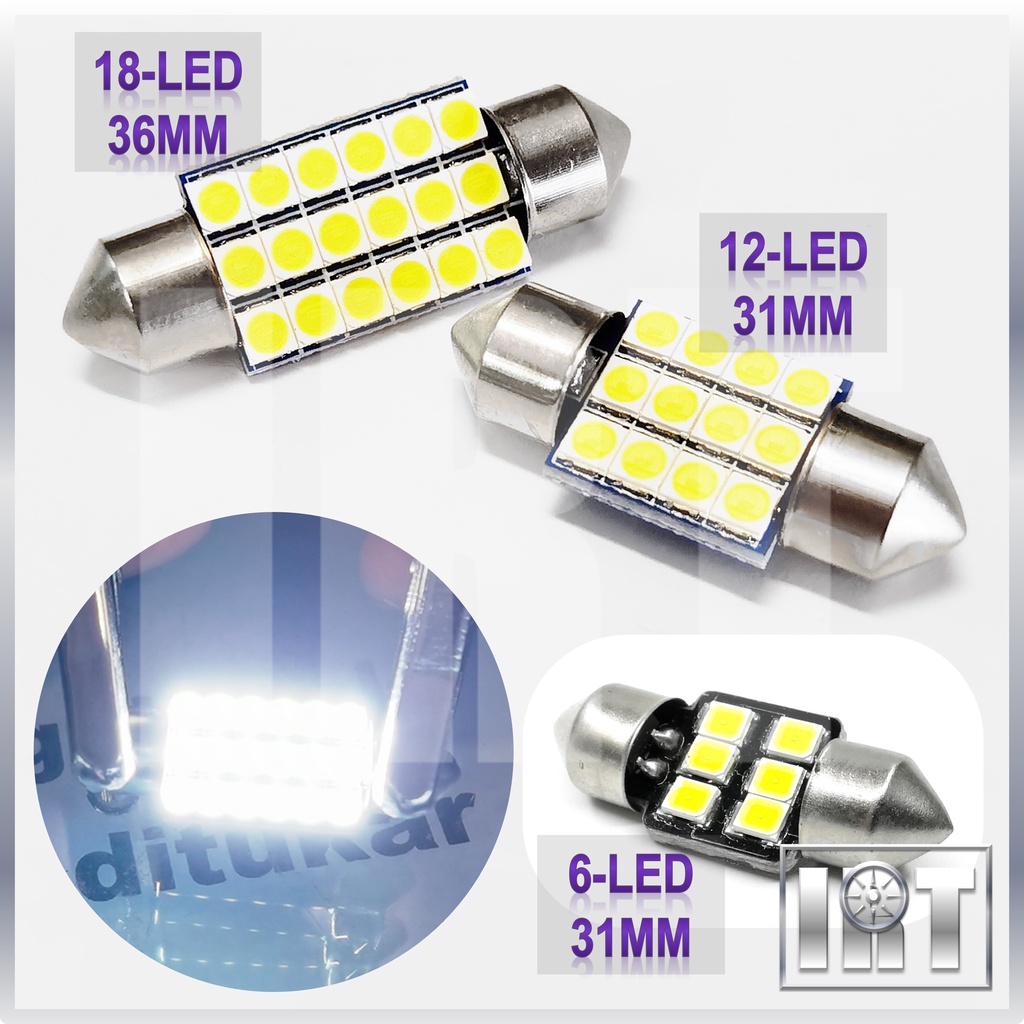 LED Fuse Room Lamp Ceiling Car Interior Kereta Lampu Saga Wira Myvi ...