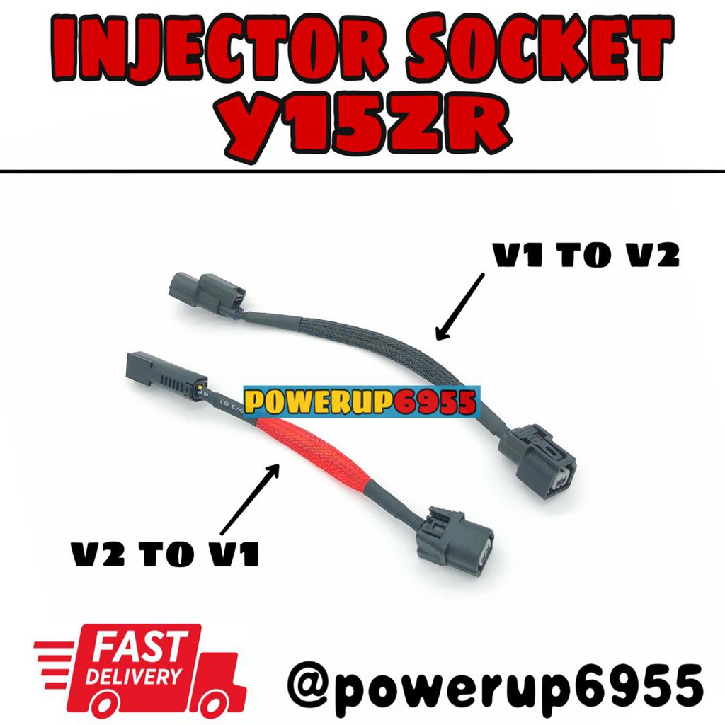 🔥READY STOCK🔥 Yamaha Y15ZR Y15 V1 V2 Injector Injactor Convert Socket ...
