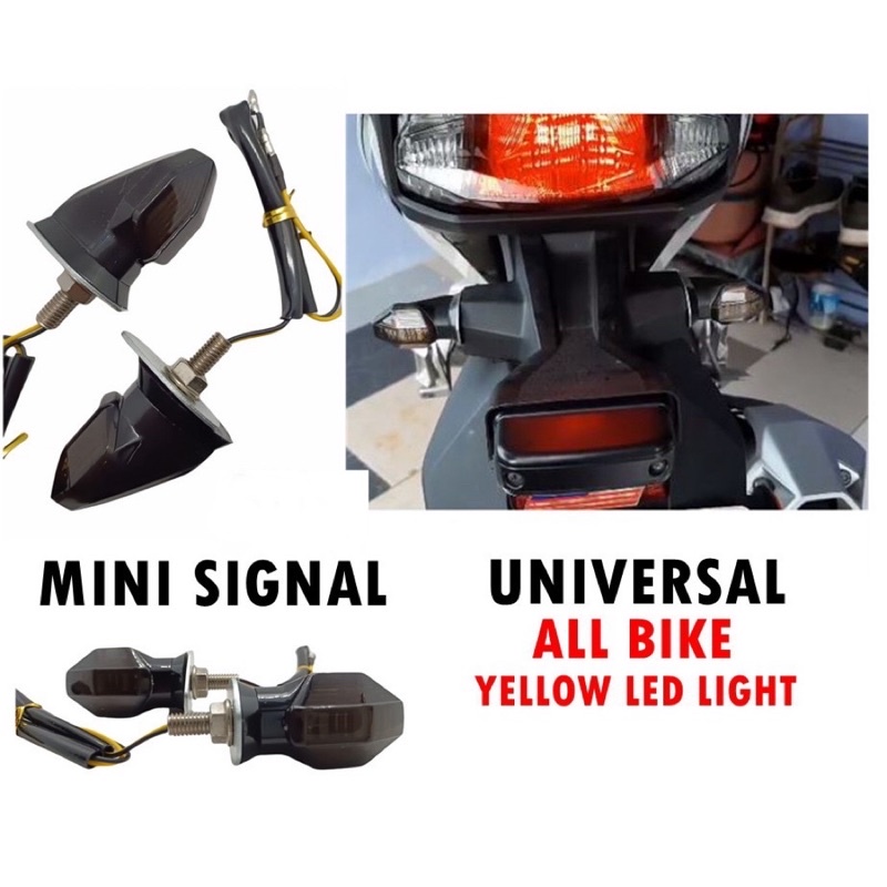 HONDA RSX15 RS150 WAVE CX ALPHA DASH FI DREAM 110 BEAT FRONT SIGNAL REAR SIGNAL TINTED CLEAR ...